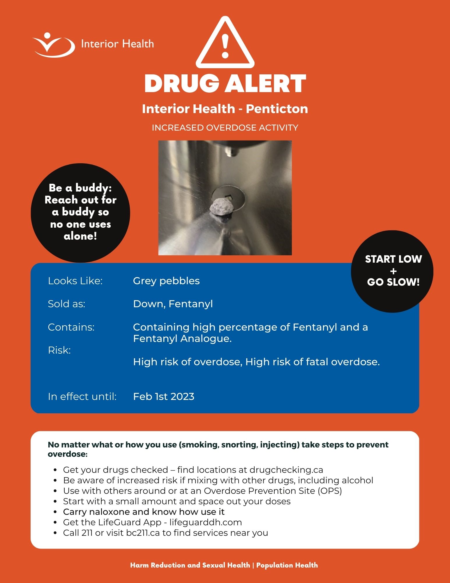 Penticton Drug Alert – Interior Health Drug Checking
